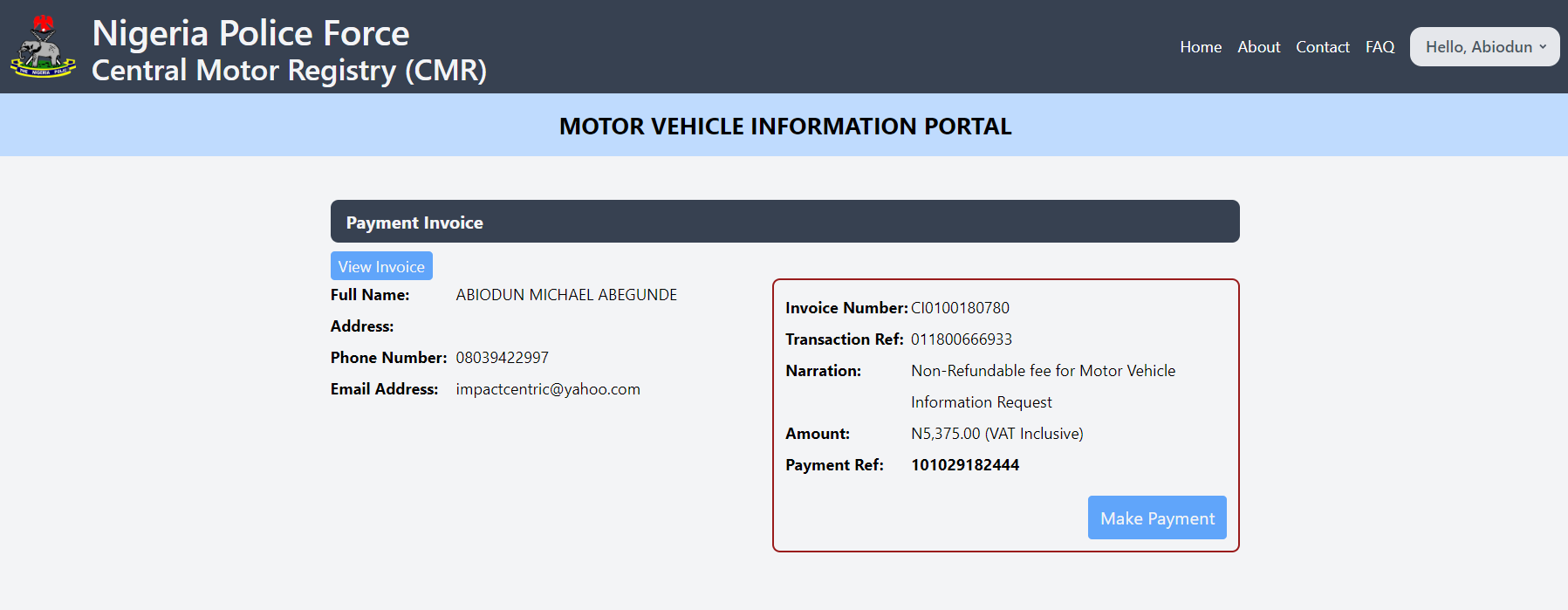How To Register For Nigeria Police Cmris » Car Tracker Nigeria